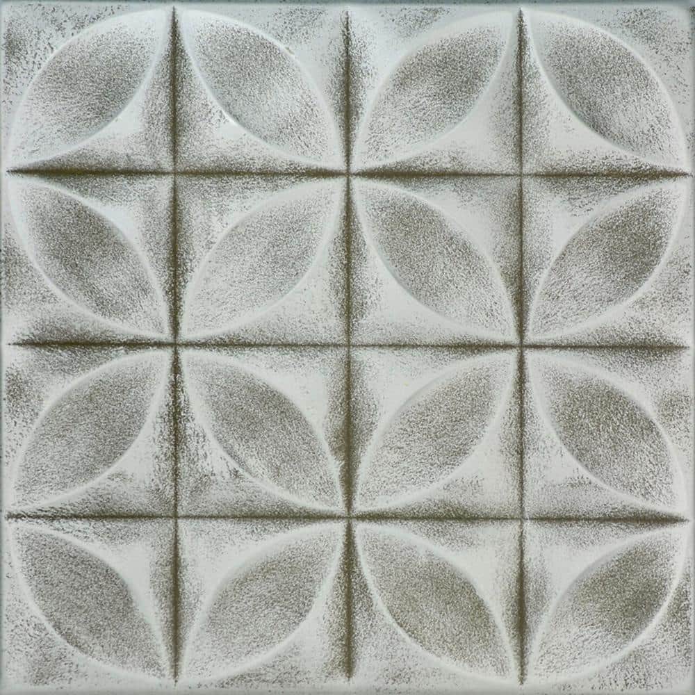 Reviews for A La Maison Ceilings Perceptions Moss Gray 1.6 ft. x 1.6 ft ...