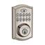 Kwikset SmartCode 270 Traditional Satin Nickel Touchpad Single Cylinder ...