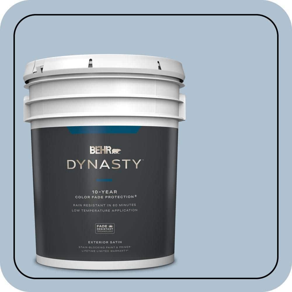 BEHR DYNASTY 5 gal. #S510-2 Boot Cut Satin Enamel Exterior Stain ...