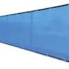 FENCE4EVER 68 in. x 50 ft. Blue Privacy Fence Screen Plastic Netting ...