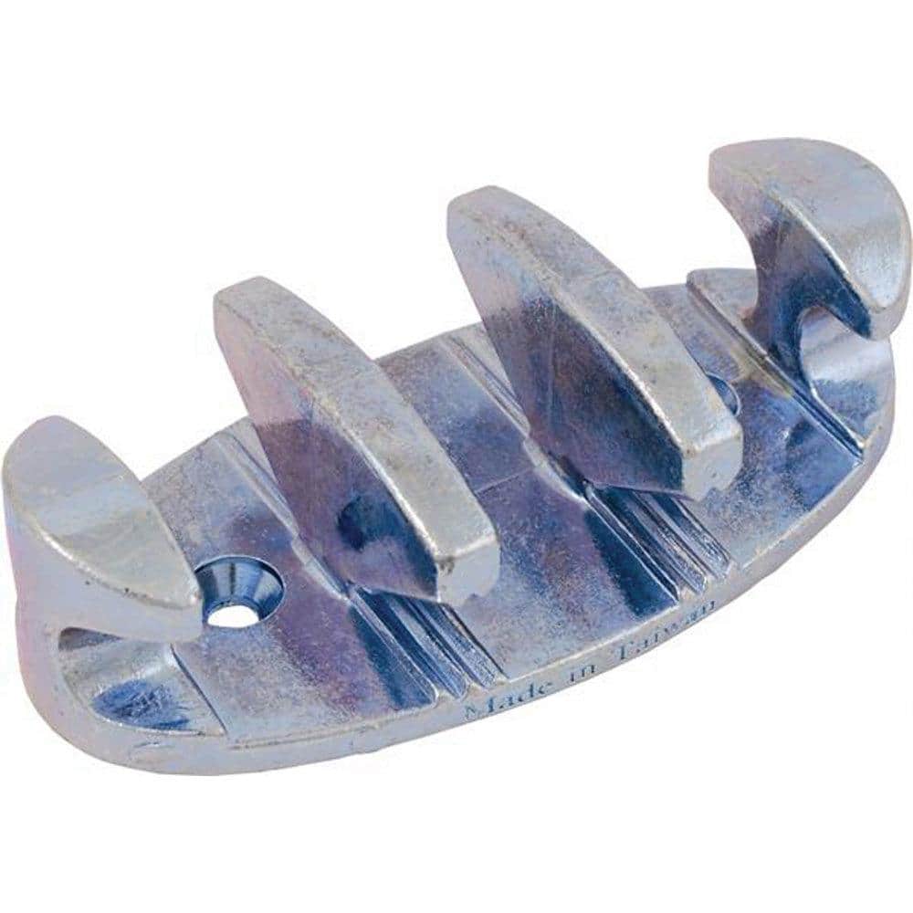 ATTWOOD Zinc-Plated Zig Zag Cleat - 4 in. 11951-6 - The Home Depot