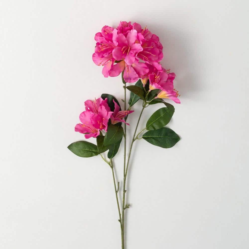 SULLIVANS 34 in. Artificial Pink Azalea Spray DL4227 HT PI - The Home Depot