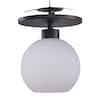 Worth Home Products WHP 6 in. Matte Black Recessed Light Semi-Flush Can ...