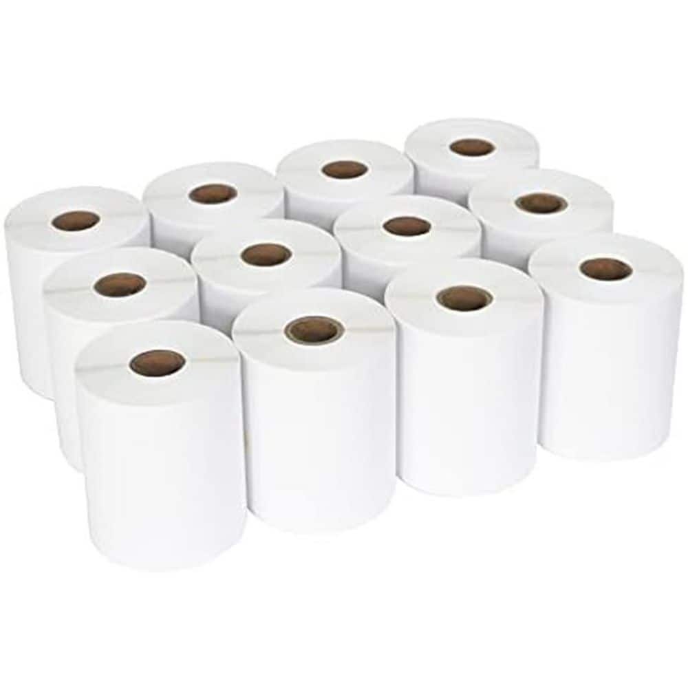 4 x 2 Direct Thermal Barcode Shipping Labels Compatible with Zebra ...