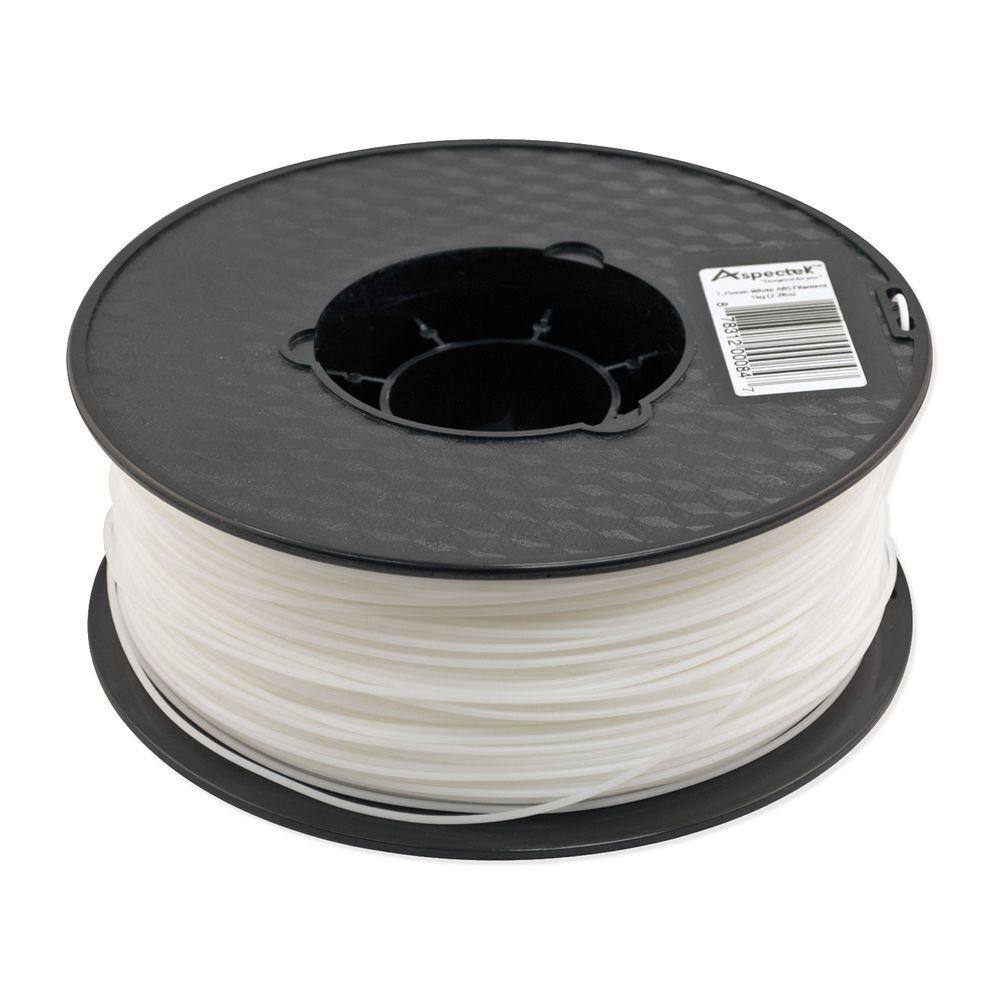 Aspectek 3D Printer Premium White PLA Filament HZ112111 - The Home Depot