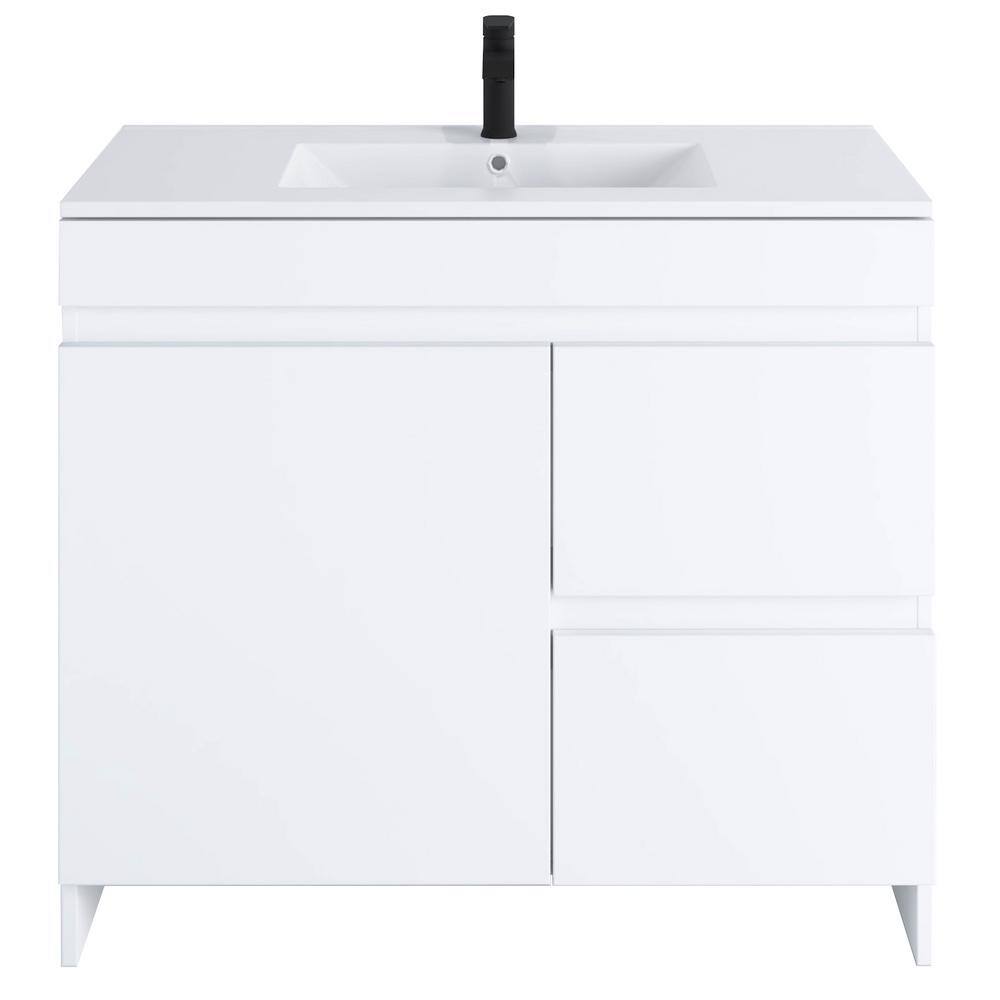 VOLPA USA AMERICAN CRAFTED VANITIES Mace 36 in. W x 20 in. D Single ...