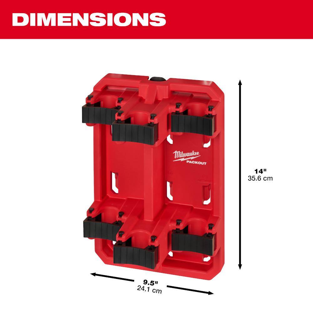 Milwaukee 48-22-8349 PACKOUT Long Handle Tool Rack | BigEasyMart.com