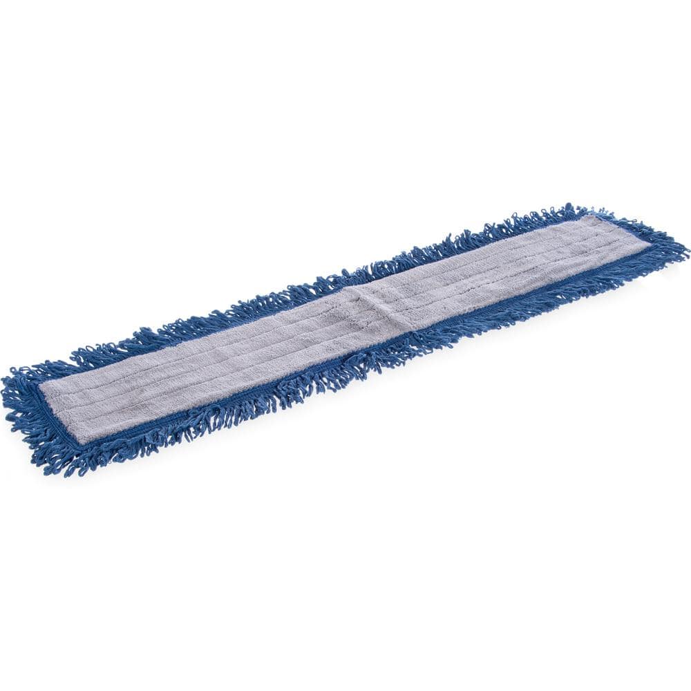 Carlisle 24 in. x 5 in. Cotton Blend Dust Mop Head (12-Pack) 364882414 ...