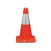 3M 18 in. Orange Reflective Traffic Safety Cone 90128-R - The Home Depot