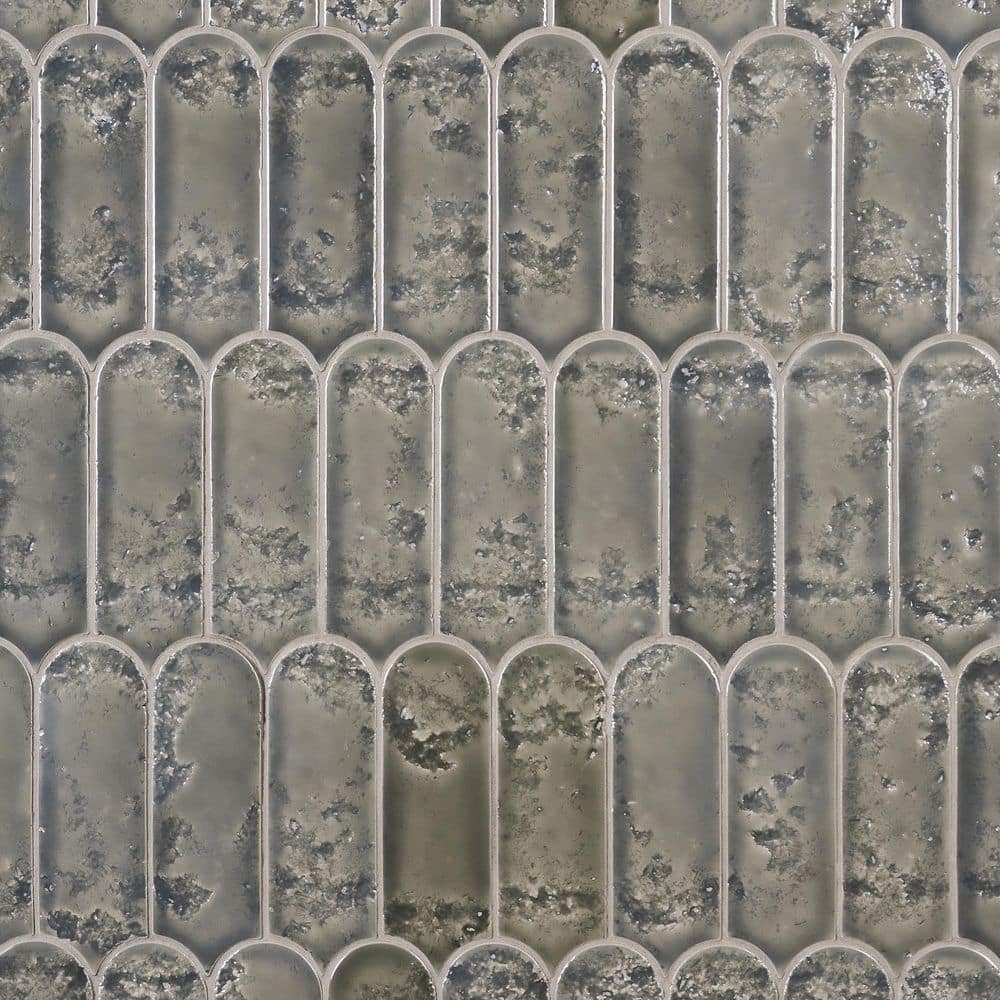 Ivy Hill Tile Aerial Dove Gray 2.83 in. x 7.68 in. Textured Glossy ...