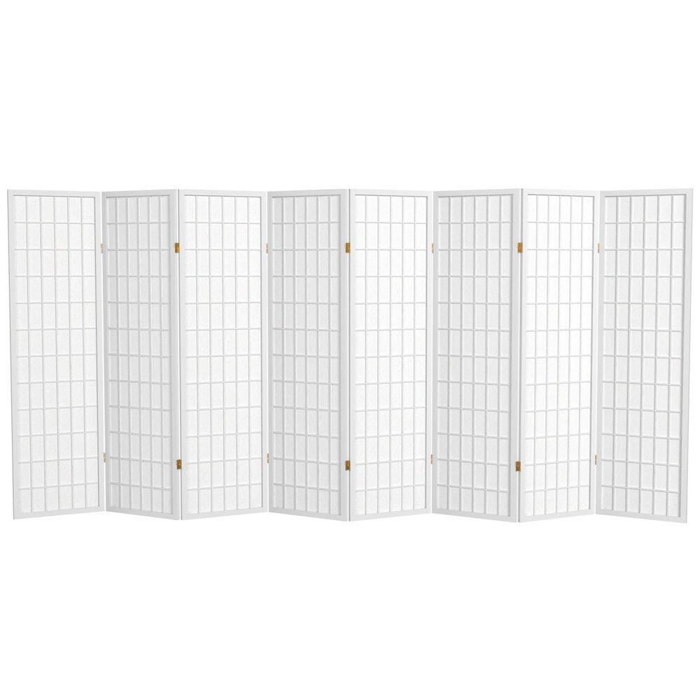 Red Lantern 5 ft. White 8-Panel Room Divider WP60-WHT-8P - The Home Depot