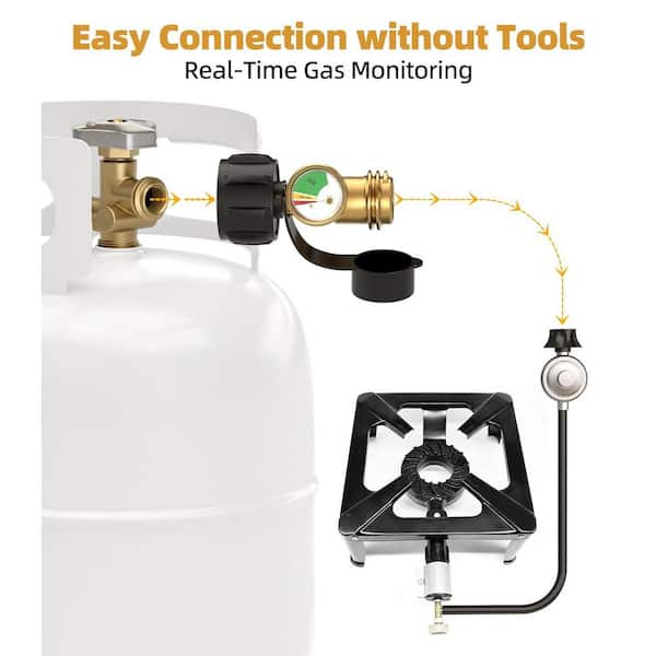 Propane Tank Gauge Meter Propane Gauge Twilight Garage 2PCS Propane ...