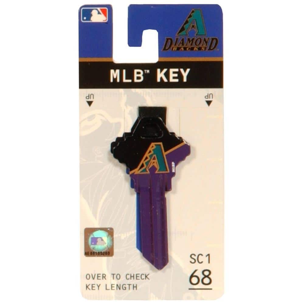 Hillman #68 MLB Arizona Diamondbacks House Key 448186 - The Home Depot