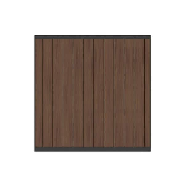 NewTechWood UltraEasy 6 ft. x 6 ft. Brazilian Ipe Composite Flat Style ...