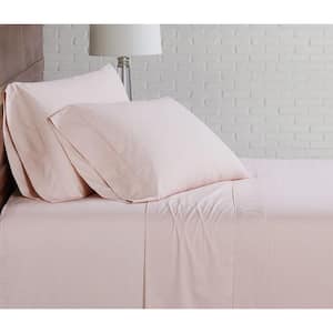 Brooklyn Loom Classic Cotton Blush King Sheet Set SS3158BSKG-4700 - The ...