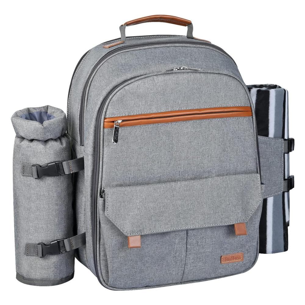 Oyezvary 32 Liters Insulated Picnic Backpack with Cooler, 2-Person ...