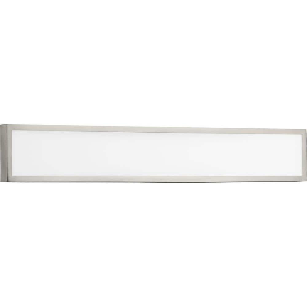 Progress Lighting Everlume Collection 1-Light Brushed Nickel Frosted ...
