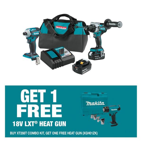 Reviews for Makita 18V LXT Lithium-Ion Brushless Cordless Combo Kit 5.0 Ah (2-Piece) with bonus ...