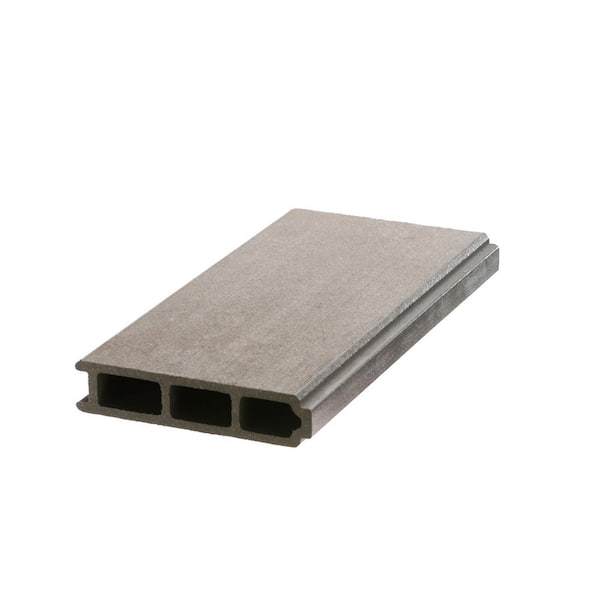 DuxxBak I.Dekk HD 1 in. x 6 in. x 20 ft. Driftwood Tongue and Groove ...