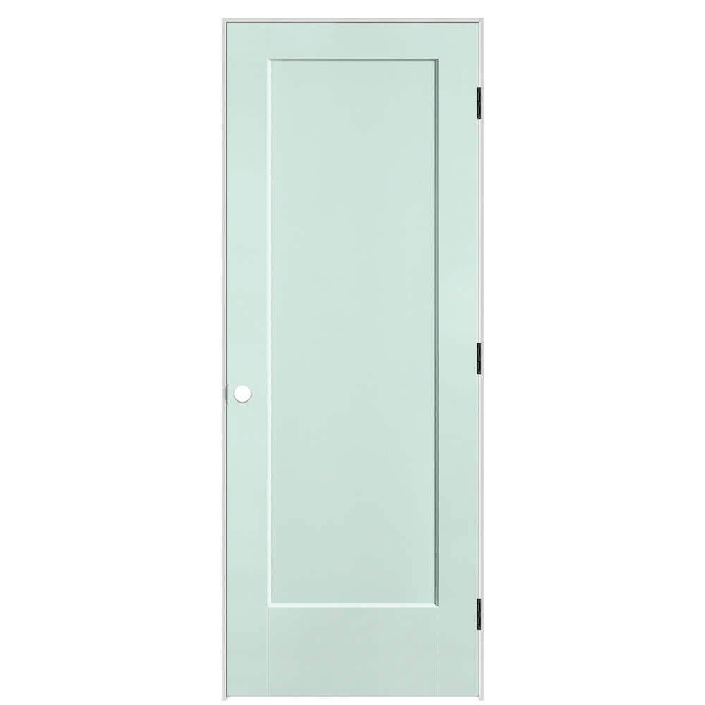 Masonite 30 in. x 80 in. 1-Panel Lincoln Park Left-Hand Solid Core Sea ...