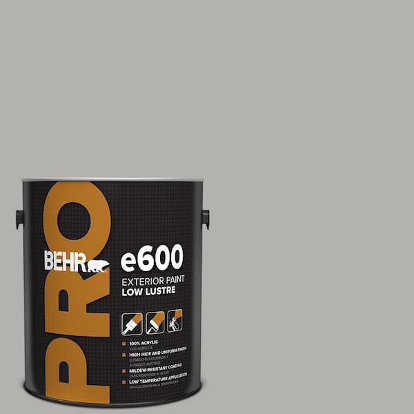 BEHR PRO 1 gal. #BXC-25 Colonnade Gray Low Luster Exterior Paint ...