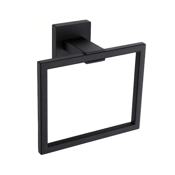 HOMEMYSTIQUE SUS 304 Stainless Steel Wall Mounted Towel Ring in Matte ...