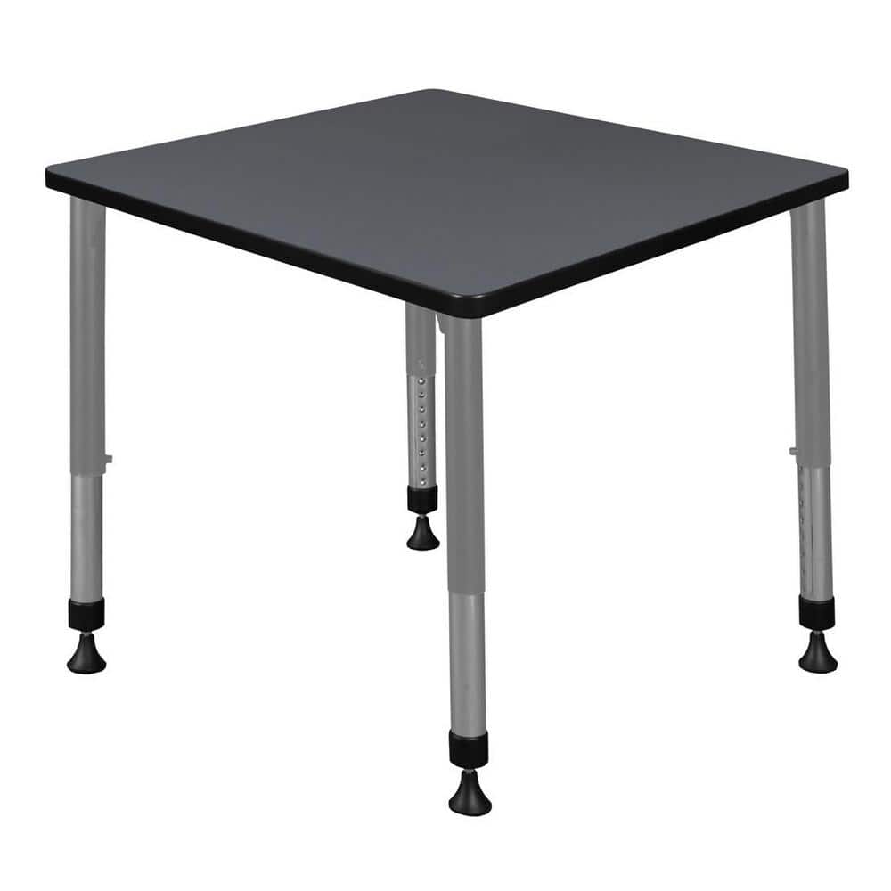 Regency Kee 30 in. Rectangular Grey Composite Classroom Activity Desk ...