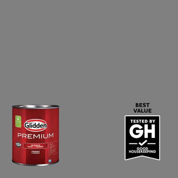 Glidden Premium 1 qt. PPG0996-5 Steamship Eggshell Interior Latex Paint ...