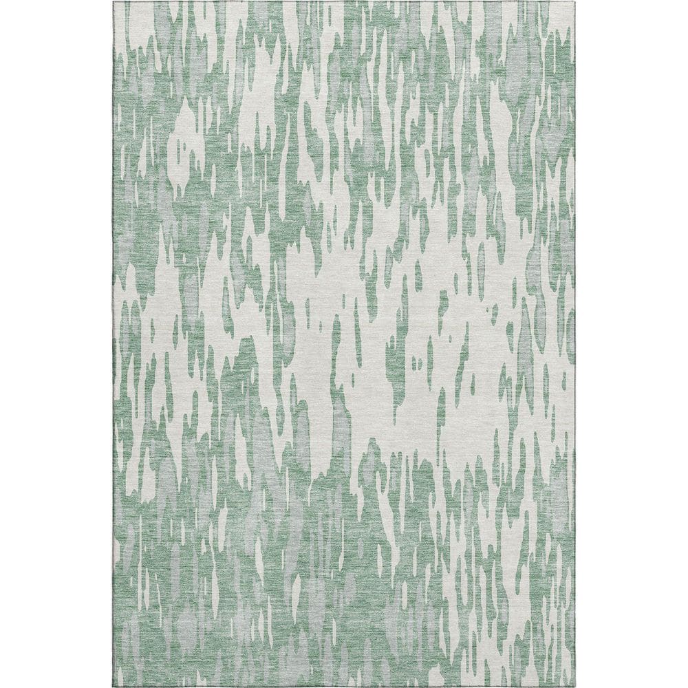 Addison Rugs Mayfield Premium Machine Washable Abstract AMF945 Sage 5 ...