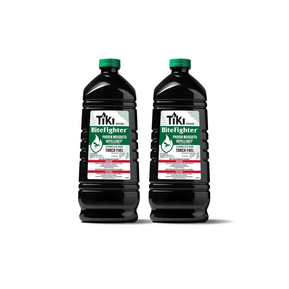 TIKI 100 oz. BiteFighter Torch Fuel with Easy Pour System (2-Pack ...