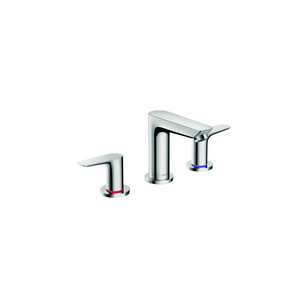 Hansgrohe Talis E 8 in. Widespread 2-Handle Bathroom Faucet in Chrome ...