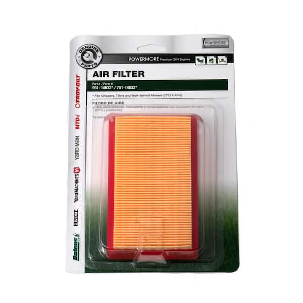 MTD Genuine Factory Parts Air Filter For Troy-Bilt 159 cc Premium OHV ...