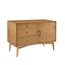 CROSLEY FURNITURE Landon 42 in. Acorn Rectangle Wood Console Table with ...
