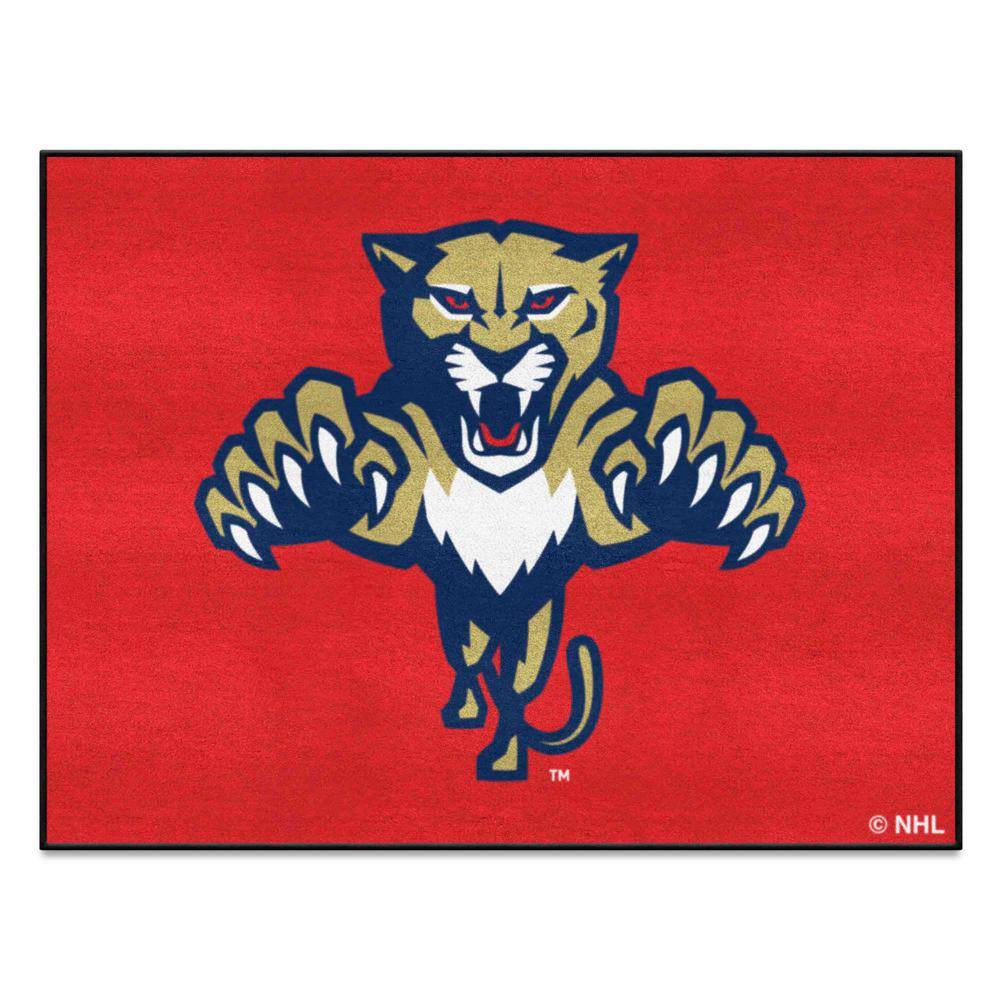 FANMATS Florida Panthers All-Star Rug - 34 in. x 42.5 in. 38590 - The ...