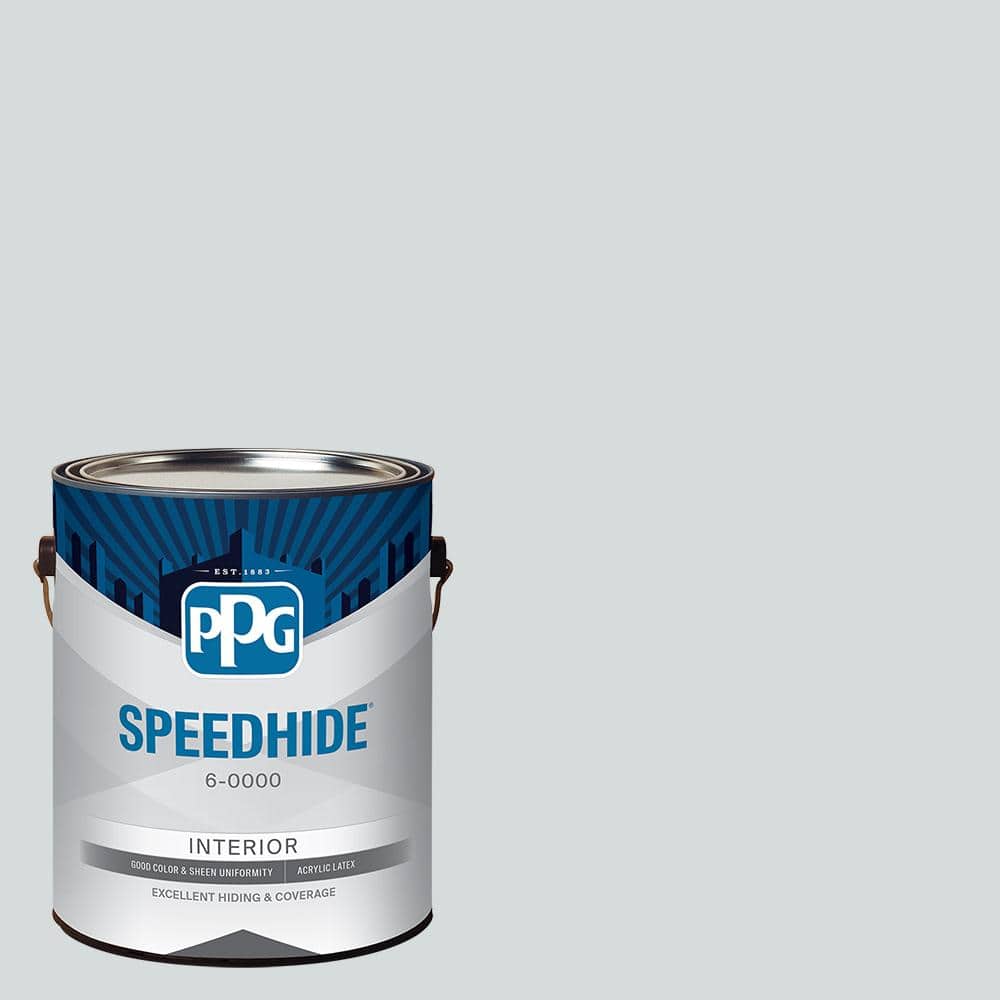 SPEEDHIDE 1 gal. PPG1037-1 Sea Frost Eggshell Interior Paint PPG1037 ...