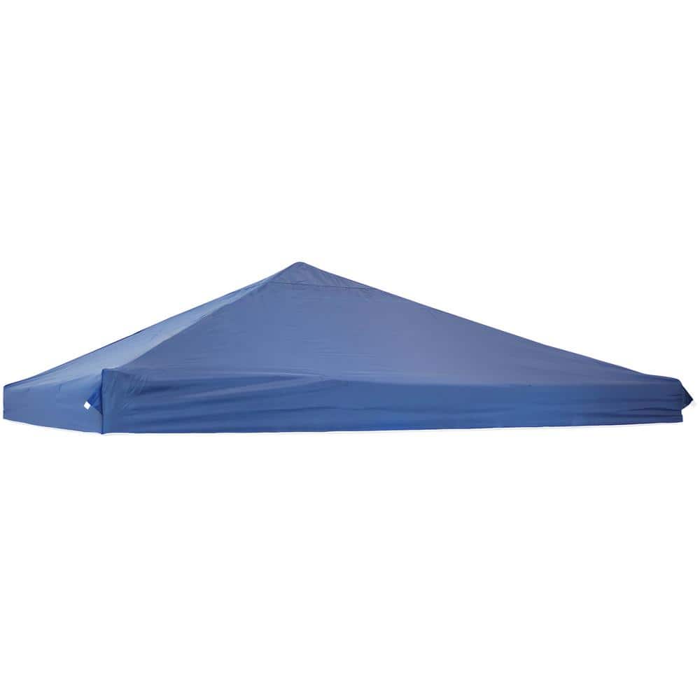 Sunnydaze 10 ft. x 10 ft. Standard Pop-Up Canopy Shade in Blue WUY-004 ...