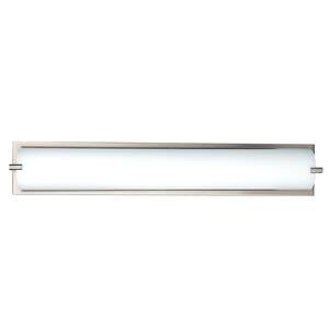 NORWELL Faceted Linear 2-Light Brushed Nickel Wall Sconce 8145-BN-CL ...
