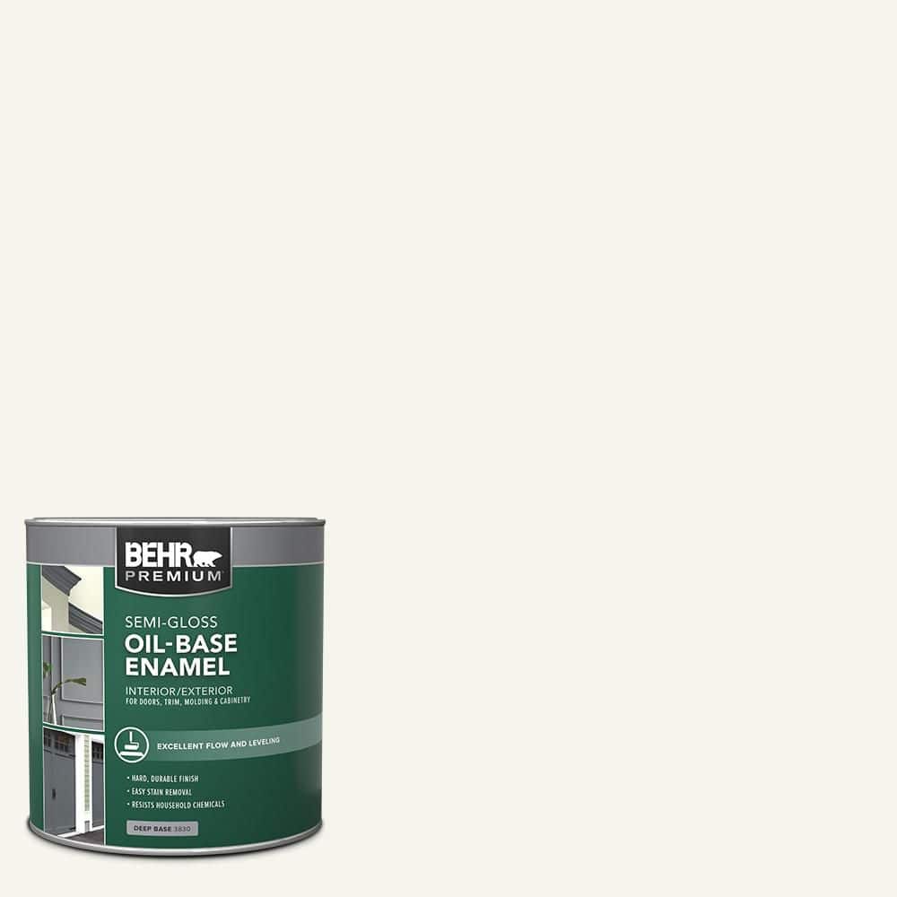 BEHR 1 Quart Deep Base Semi-Gloss UV/Fade Resistant Exterior Paint ...