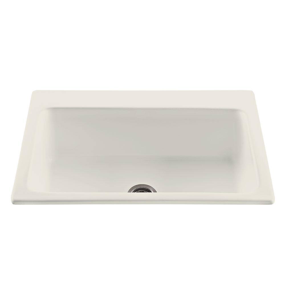 Reliance Reflection Undermount/Drop-In Acrylic 33 in. Single Bowl ...