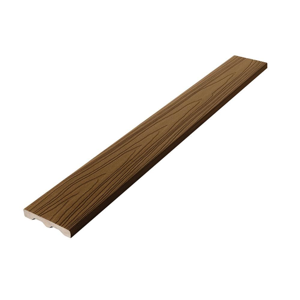 Veranda 15/16 in. x 5-1/4 in. x 12 ft. Timber Brown Square Edge Capped ...