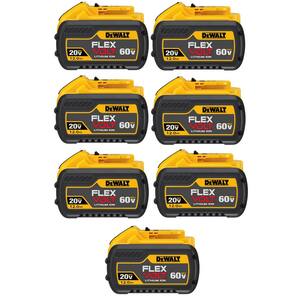 DEWALT FLEXVOLT 20V/60V MAX Lithium-Ion 9.0Ah Battery Pack (10-Pack) DCB609-10 - The Home Depot