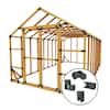 E-Z Frames 10 ft. x 20 ft. DIY Storage Shed Bracket Kit 10X20SS - The ...