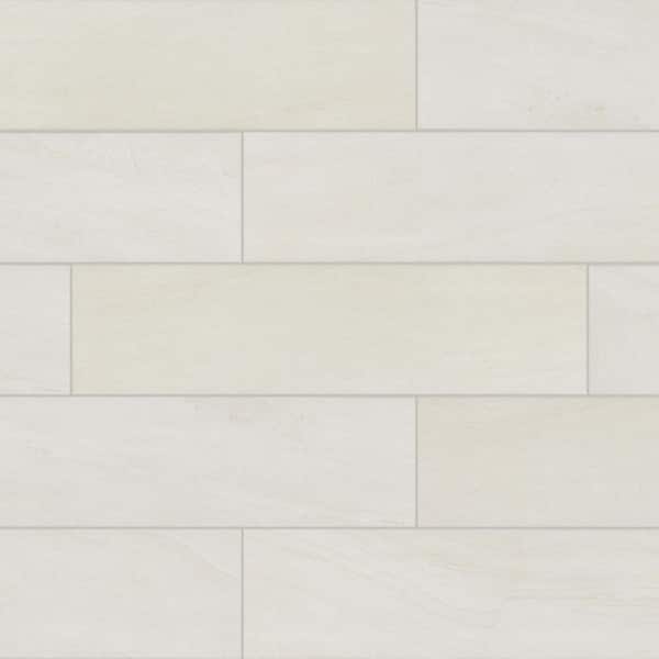 Daltile Wanderwise Swan 6 in. x 24 in. Matte Porcelain Floor and Wall ...