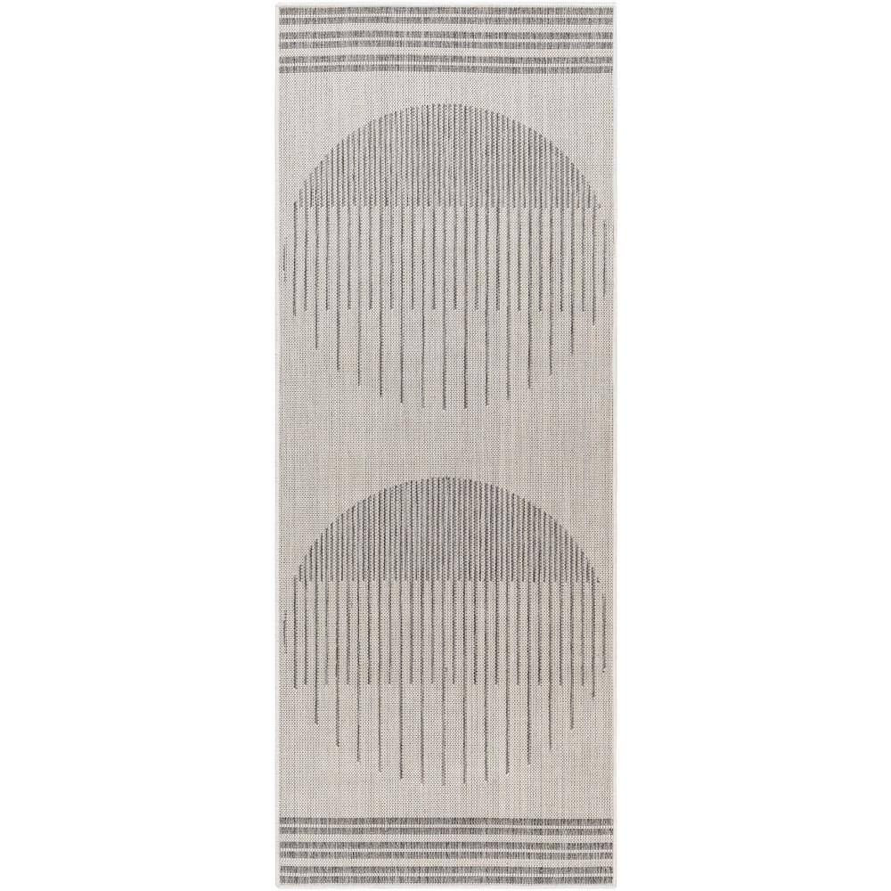 Artistic Weavers Long Beach Light Gray Circle 3 ft. x 7 ft. Indoor ...