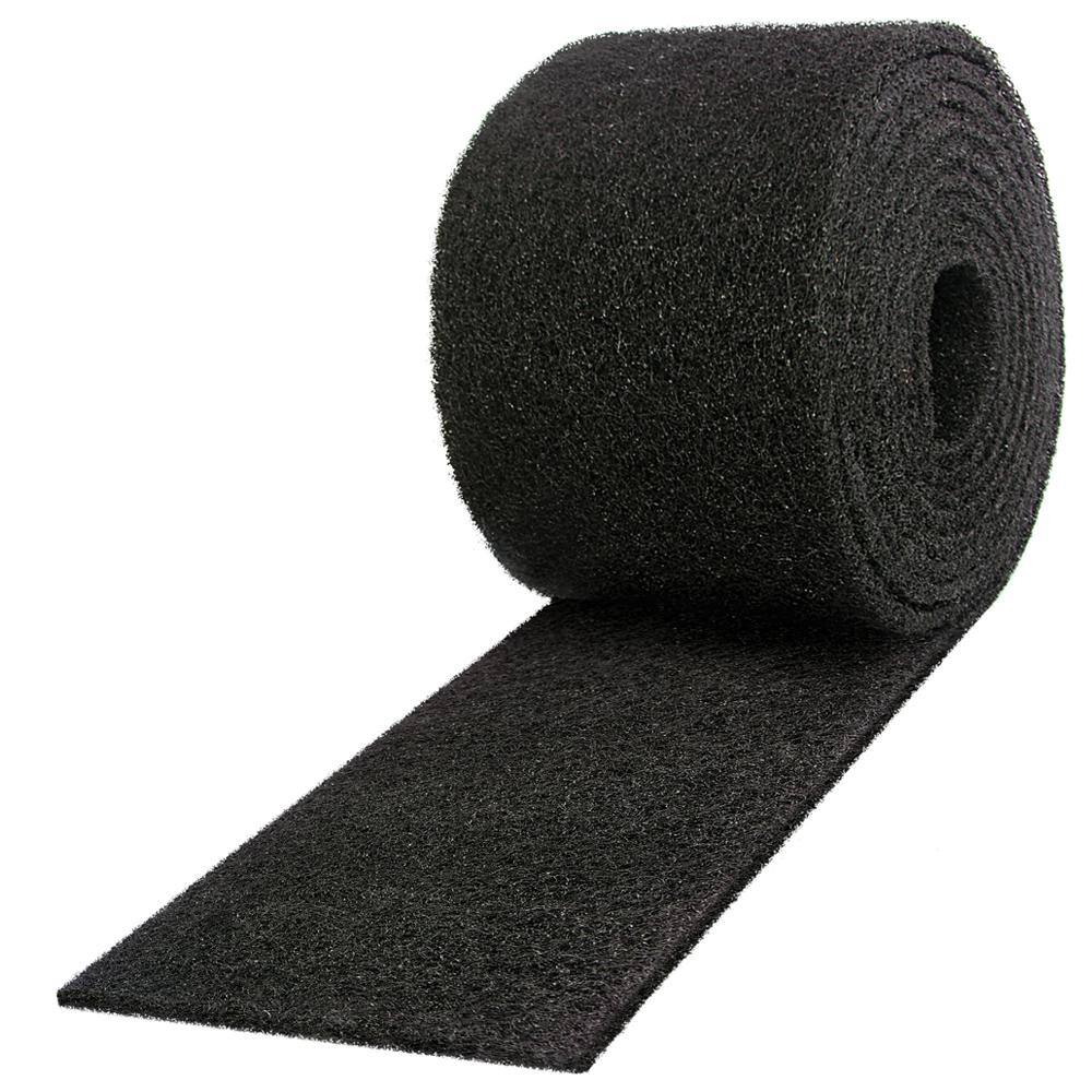 GAF Cobra 10-1/2 in. x 50 ft. Black Mesh Nail Gun Version Roll Ridge ...