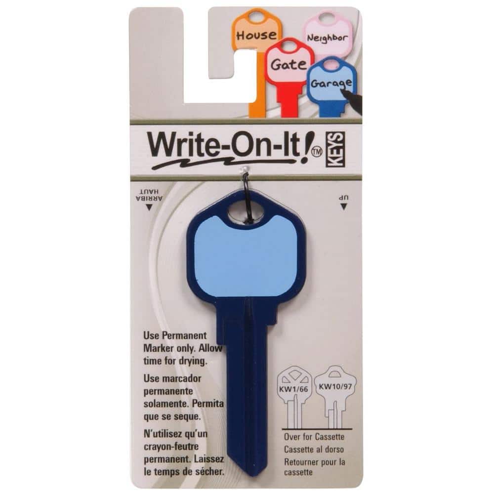#66 Write-On-It Key Blank 87497 - The Home Depot
