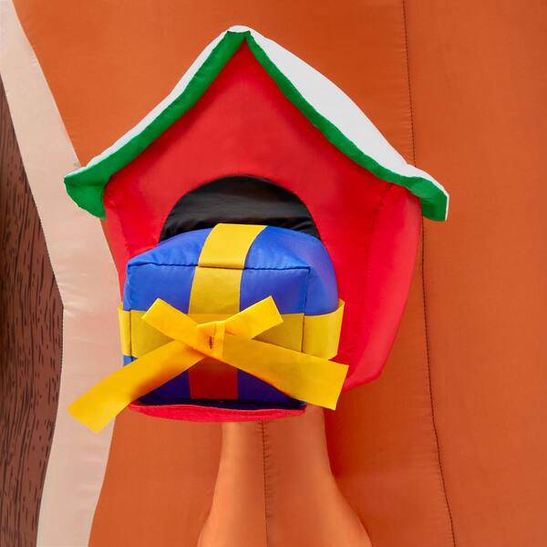 Buy 8 Ft Gnome With Christmas Tree House Holiday Inflatable Online At