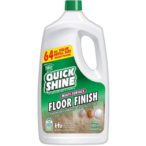 QUICK SHINE 64 oz. Floor Finish (4-Pack) 51590 COMBO2 - The Home Depot