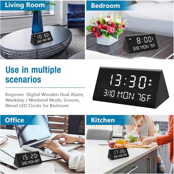 Smart Alarm Clocks Aazon.co: Agik 1-2 Pack Projection Alar Clock ...