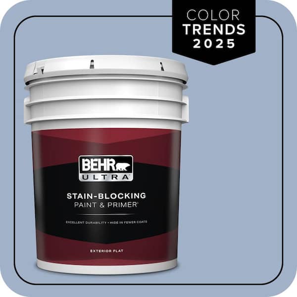 BEHR ULTRA 5 gal. #S530-3 Aerial View Flat Exterior Paint & Primer ...